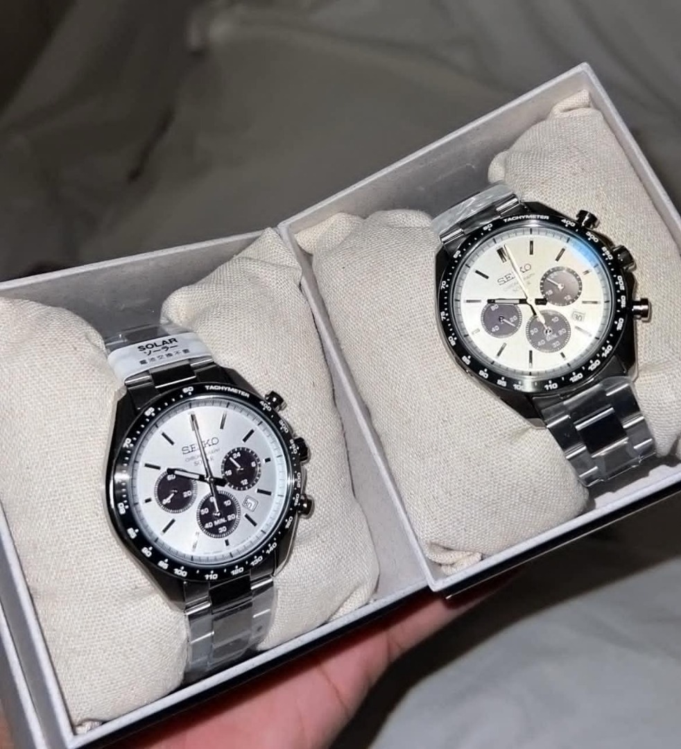 SEIKO SELECTION JDM "PANDA" CHRONOGRAPH, Luxury, Watches on Carousell