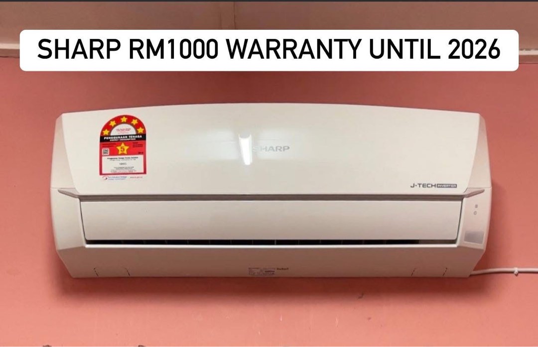 SELFPICKUP GOMBAK! Used sharp 1.5HP inverter aircond and compressor ...