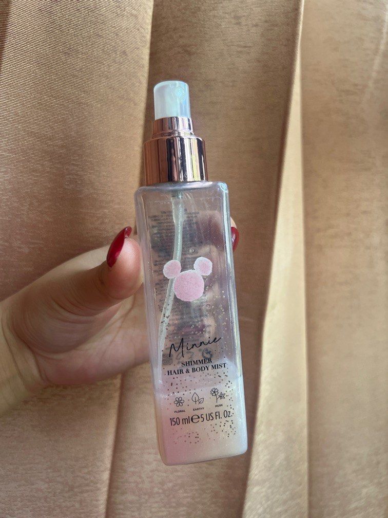 SHIMMER HAIR AND BODY MIST GLITTER DISNEY MINNIE JASMINE PERFUME PARFUM ...