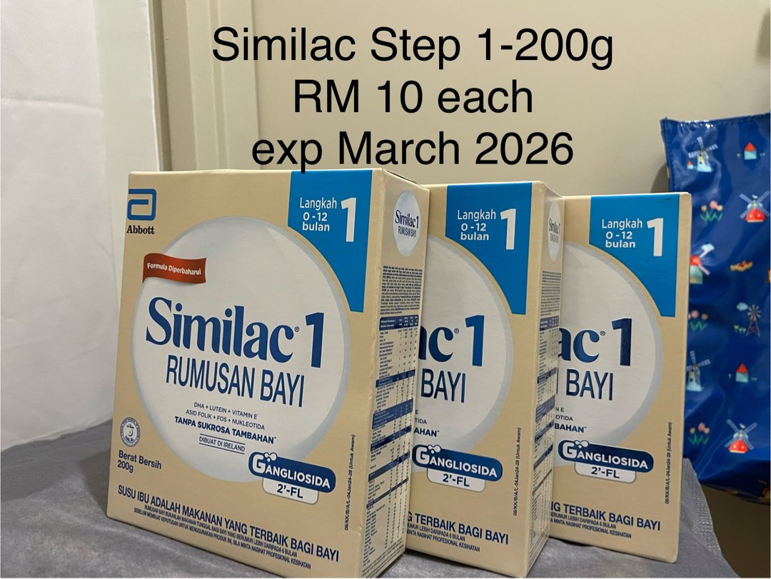 Similac Step 1- 200g- Exp 03/2026, Babies & Kids, Nursing & Feeding ...