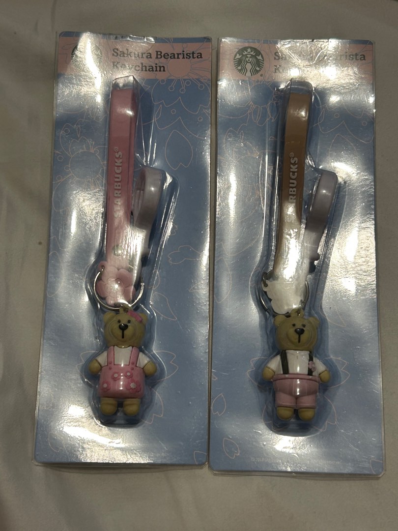 Starbucks 2019 Sakura Bearista Bag Charms (Pair), Hobbies & Toys, Memorabilia & Collectibles ...