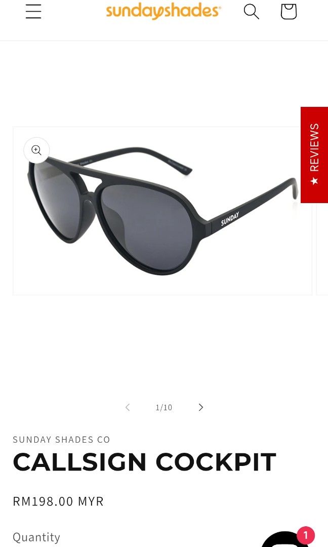 Sunday Shades Cockpit Series, Men's Fashion, Watches & Accessories ...