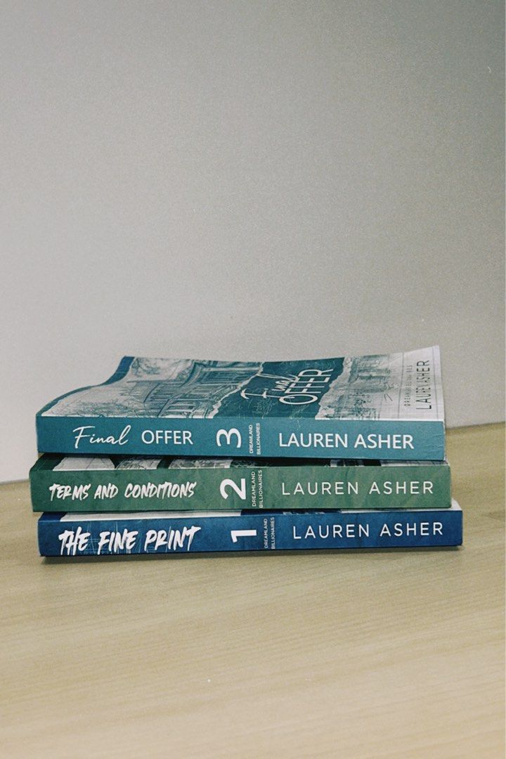 The Fine Print Series by Lauren Asher for RM 40, Hobbies & Toys, Books ...