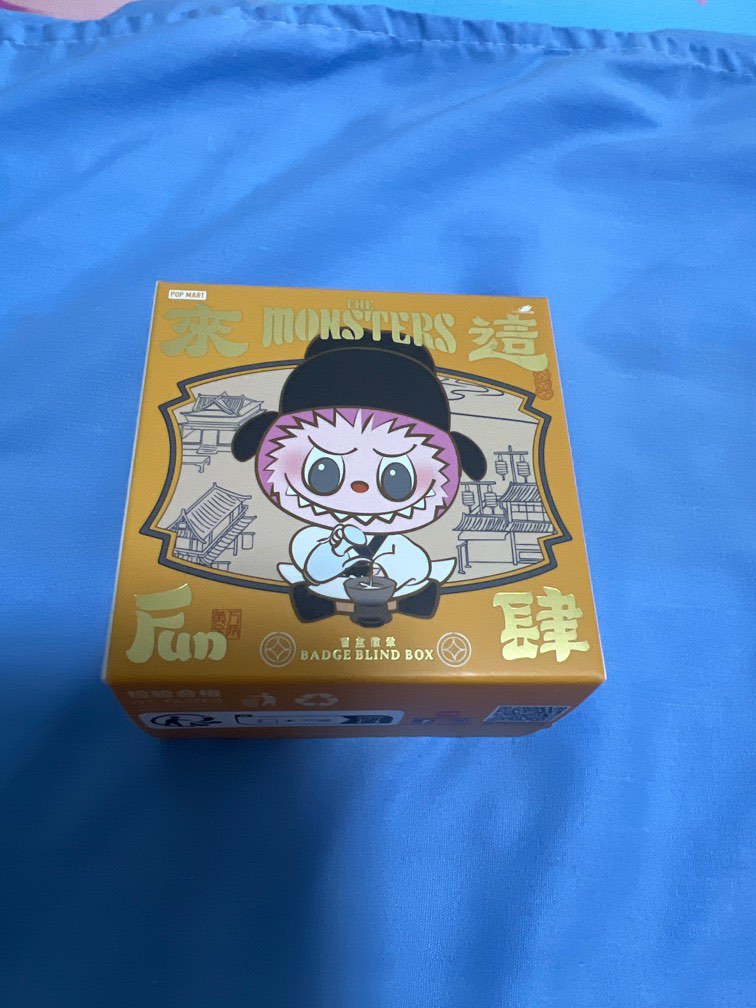 The Monster Labubu original Pop Mart Badge, Hobbies & Toys, Toys ...