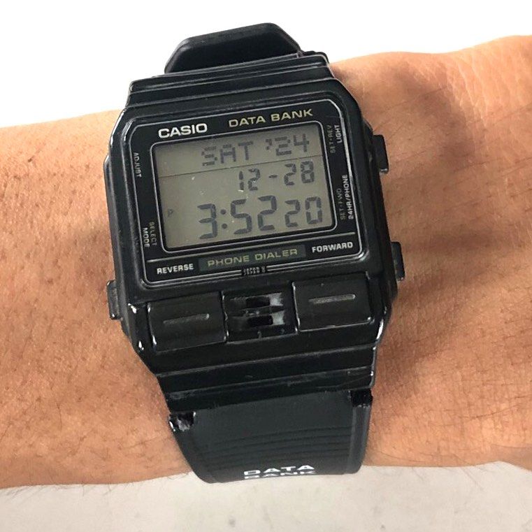 Vintage Casio Data Bank Phone Dialer DBA-80 Japan Watch, Men's Fashion ...
