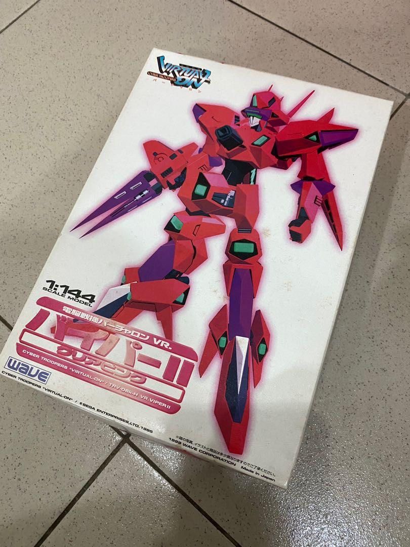 Wave 1/144 Sega Virtual-On game Viper II clear version model kit (not ...