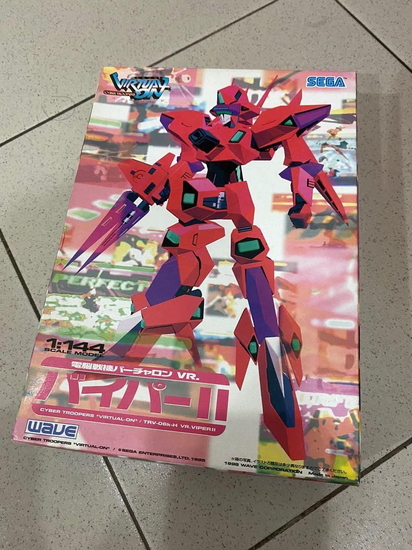 Wave 1/144 Sega Virtual-On game Viper II model kit (not Gunpla / Gundam ...