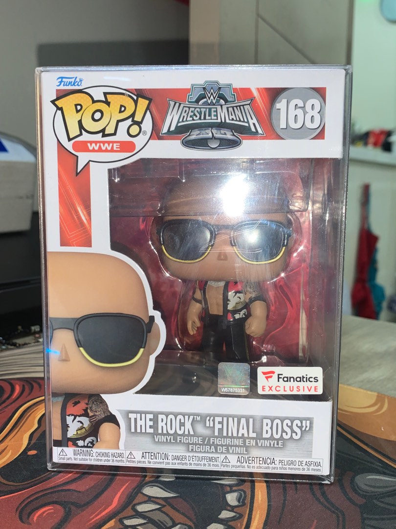 WWE Final Boss the Rock - Funko pop, Hobbies & Toys, Toys & Games on ...