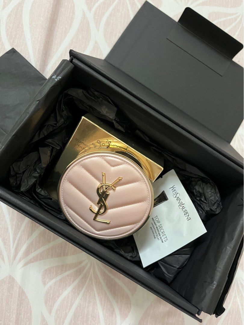 Ysl Cushion Foundation (FREE MINI MAC LOCKE KISS INK LIPMATTE), Beauty ...