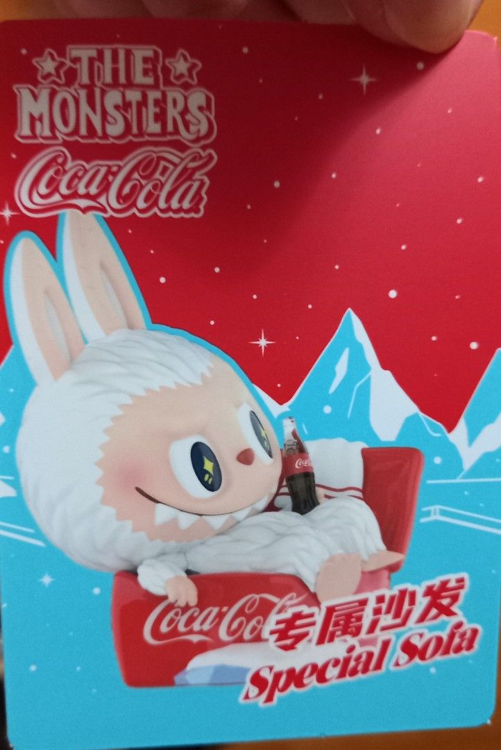 全新 Labubu 可口可樂 盲盒 專屬沙發 Special Sofa #labubu coca cola #The monsters ...