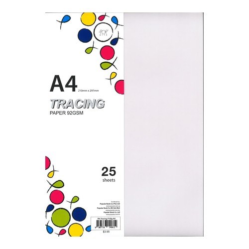 a4 tracing paper 92gsm popular, Hobbies & Toys, Stationery & Craft ...