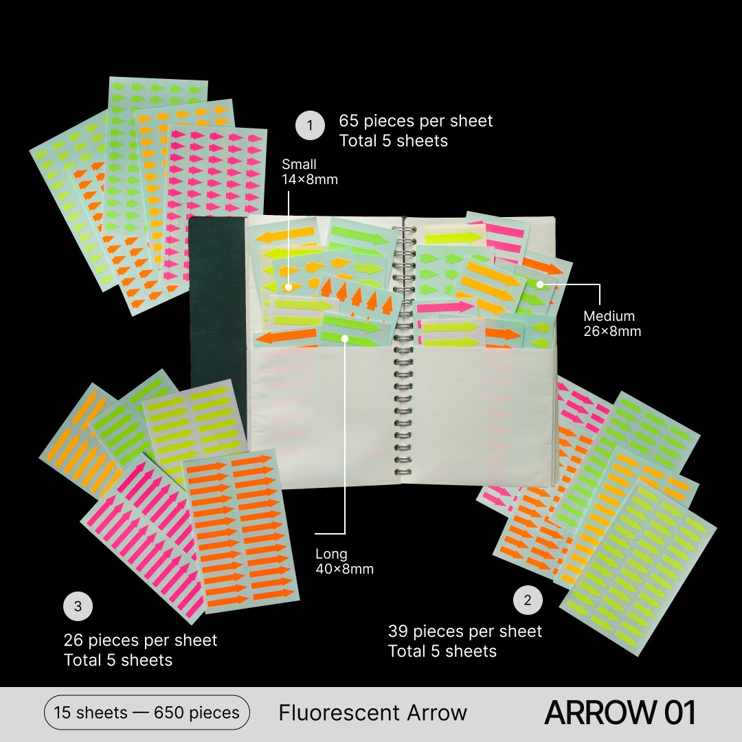 Arrow 01 : Fluorescent Arrow, Hobbies & Toys, Stationery & Craft, Other ...