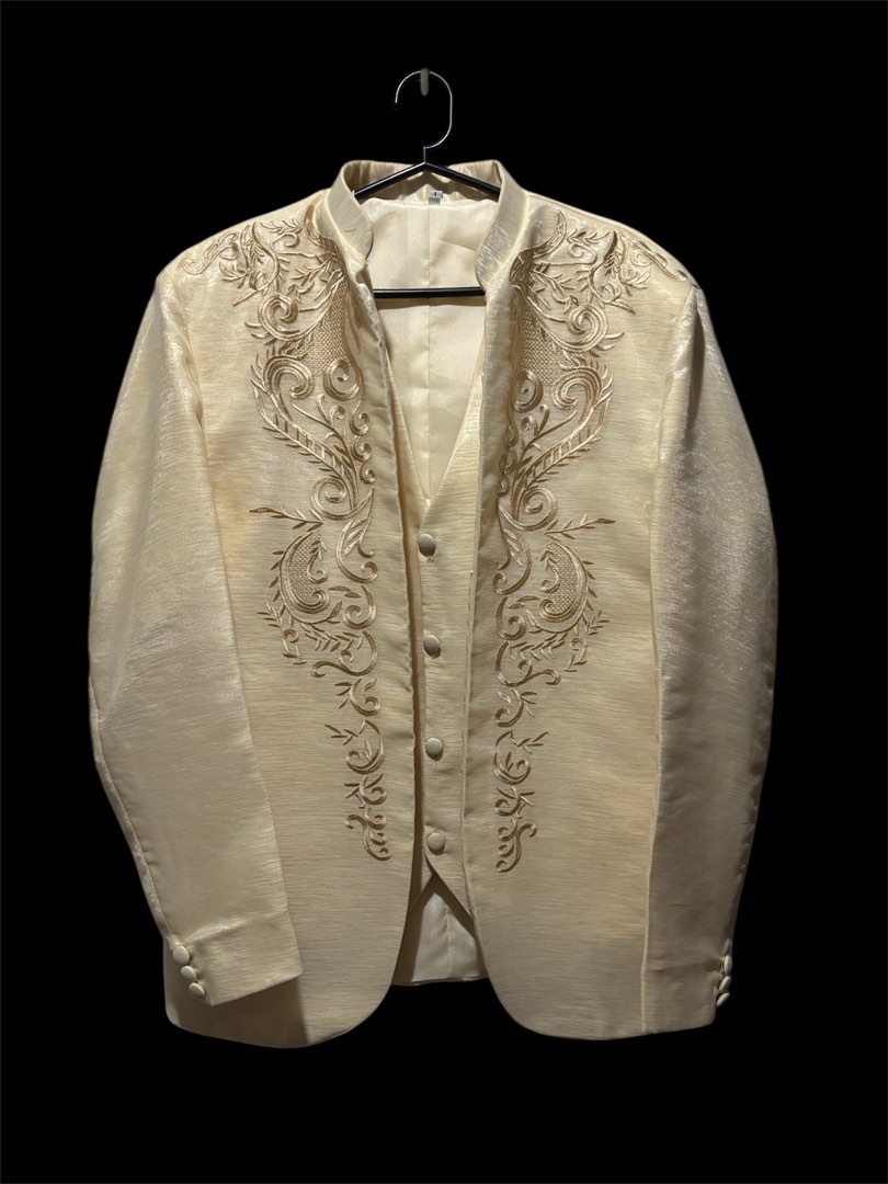 Barong Coat with Vest, Men's Fashion, Coats, Jackets and Outerwear on ...