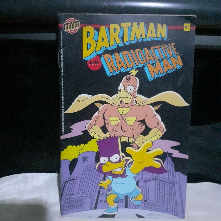 Bartman dan Radioactive Man #1 Edisi Ashcan Bongo Comics Hero ...