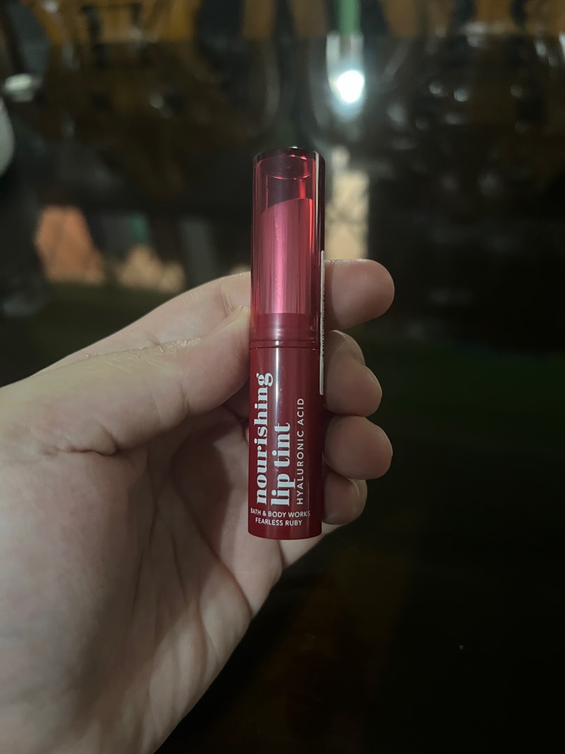 Bath and Body Works - nourishing lip tint (Fearless Ruby), Beauty & Personal Care, Face, Makeup ...