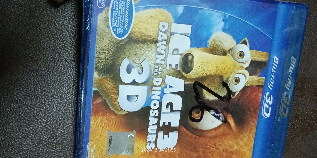 Blue lay ice age 3 3D cartoon animation, Hobbies & Toys, Music & Media ...