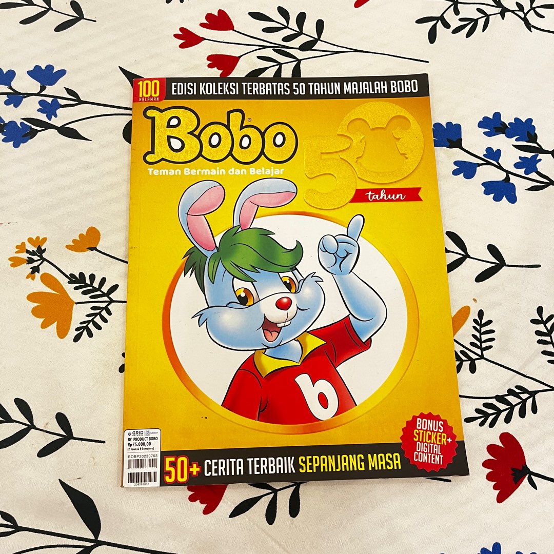 Bobo 50 tahun 50+ cerita sepanjang masa, Buku & Alat Tulis, Buku Anak-Anak di Carousell
