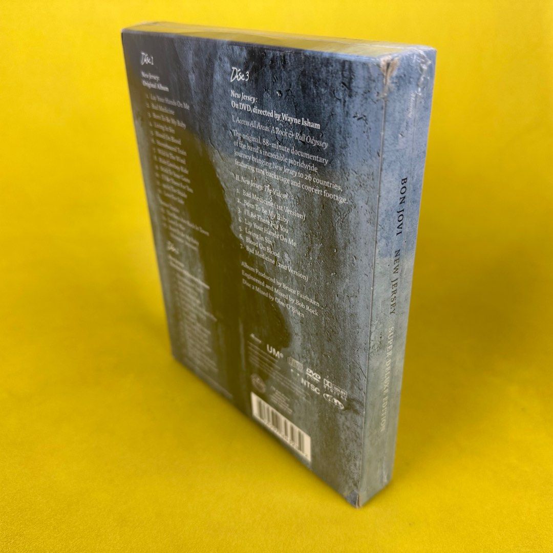 Bon Jovi New Jersey 2014 2 CD DVD Super Deluxe Edition, Hobbies & Toys, Music & Media, CDs ...