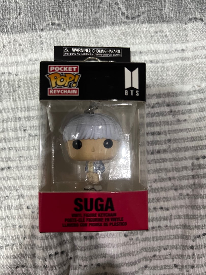 RARE BTS SUGA FUNKO POP KEYCHAIN, Hobbies & Toys, Toys & Games on Carousell