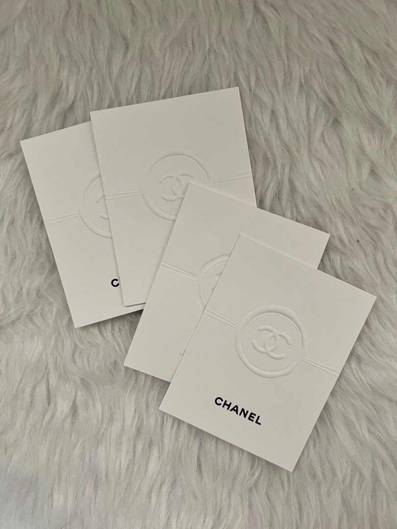 CHANEL dedication card brand new for gifting, Hobbies & Toys ...