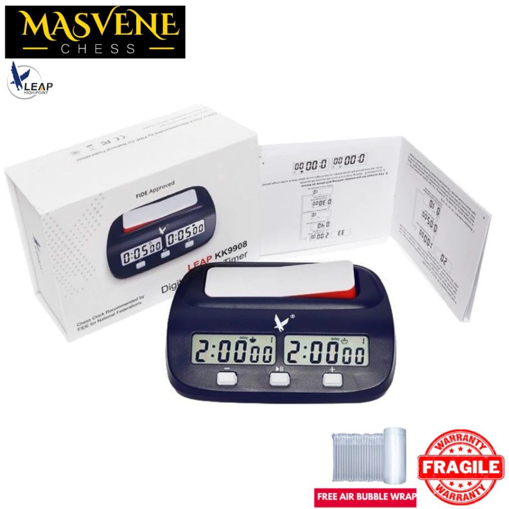 Chess Clock Digital //FIDE Approved//KK9908/DT20 (WITH WARRANTY ...