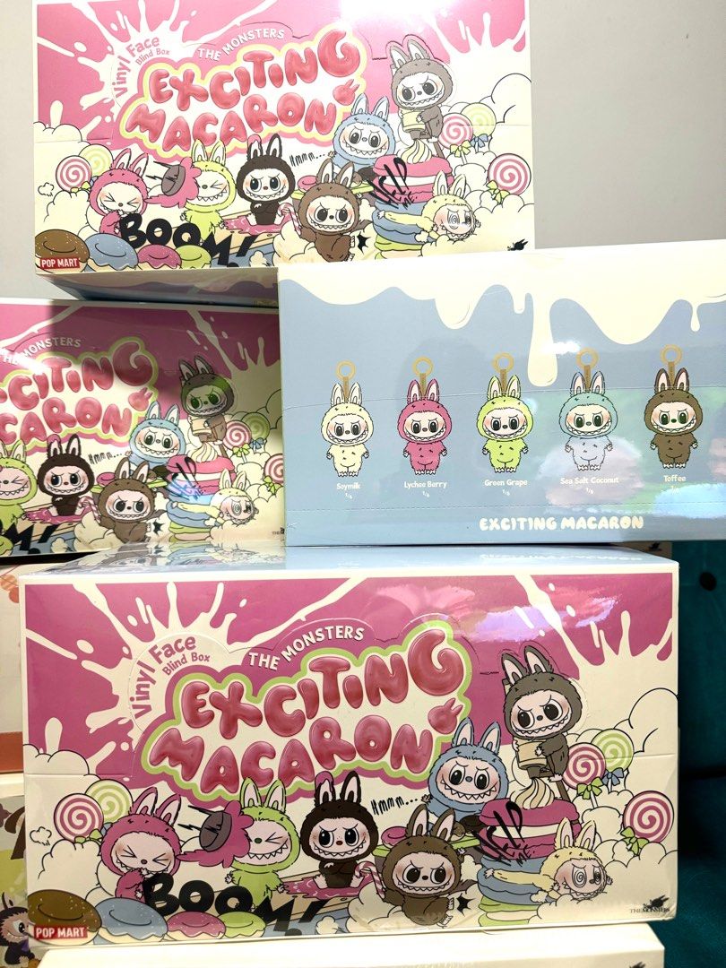 Exciting Macarons LABUBU SET, Hobbies & Toys, Toys & Games on Carousell