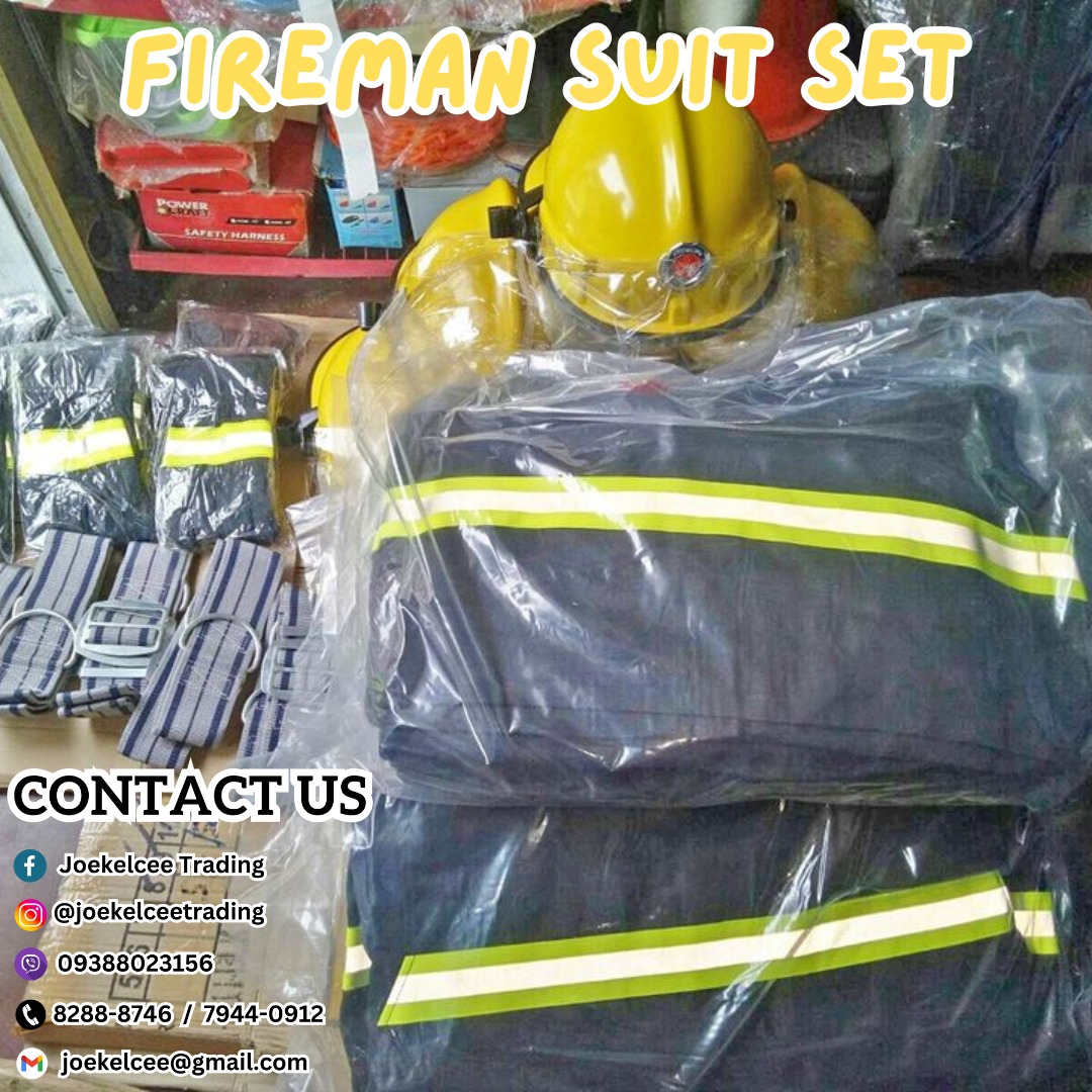 FIREMAN SUIT SET, Men's Fashion, Coats, Jackets and Outerwear on Carousell
