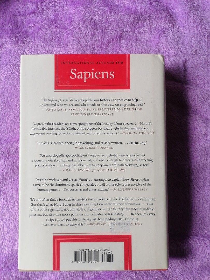 (first us edition) yuval noah harari sapiens a brief history of ...