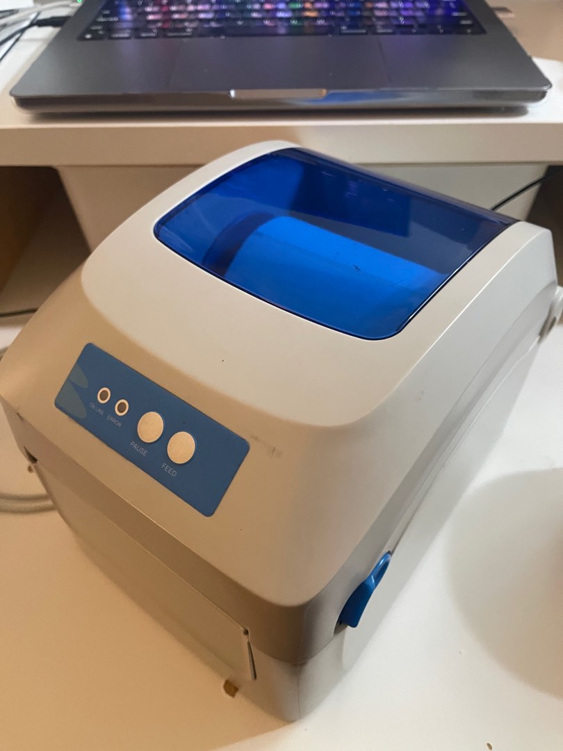 GPrinter GP1324D thermal Waybill Printer with 1 roll of waybill sticker ...