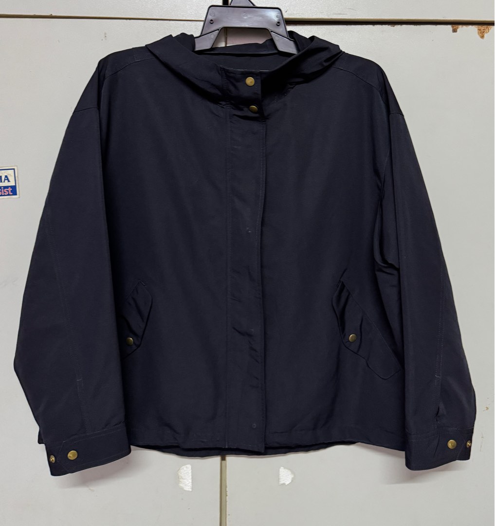 Gu parka jacket black, Women's Fashion, Coats, Jackets and Outerwear on ...