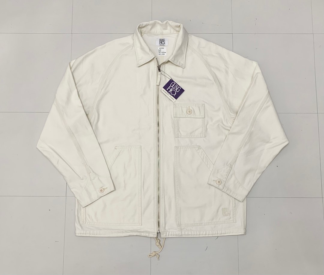 Gung Ho Japan Exclusive Ecru Expedition Jacket, Men's Fashion, Coats ...