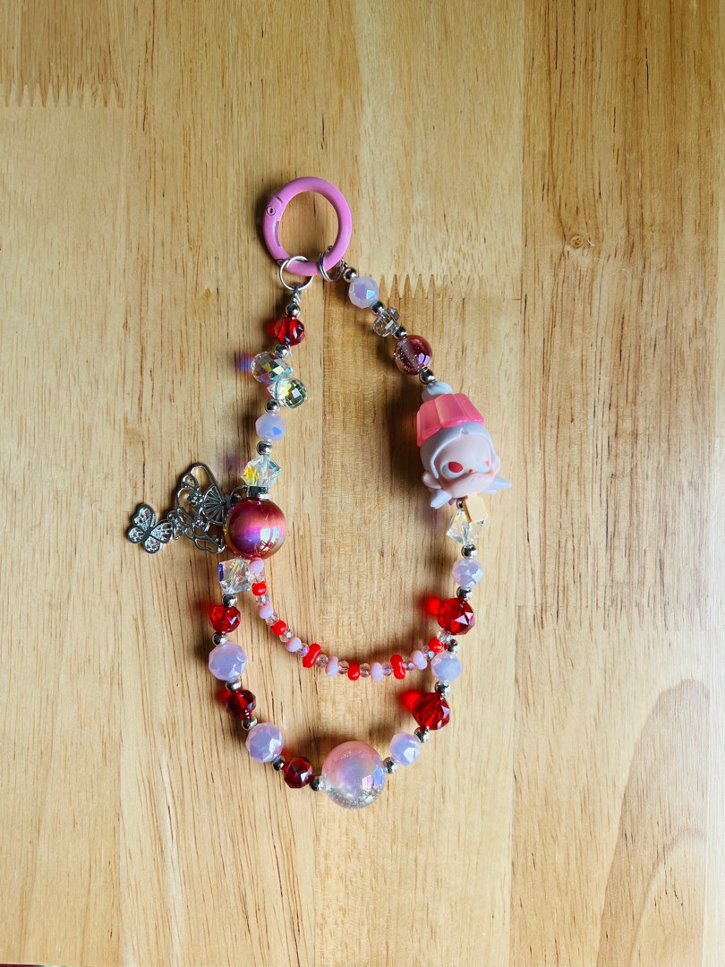 Handmade popmart Zsiga cny phone strap phone charm bag charm, Women's ...