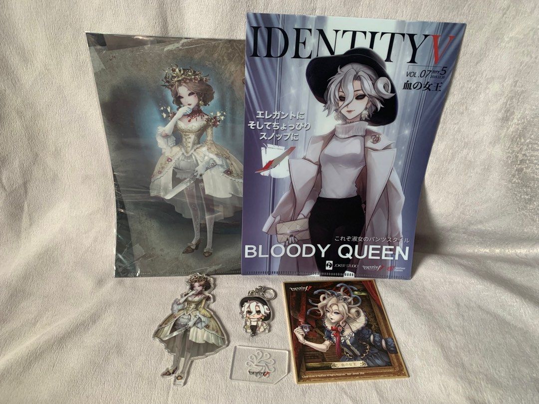 Identity V Bloody Queen Mary Set merch clearfile shiniship acrylic ...