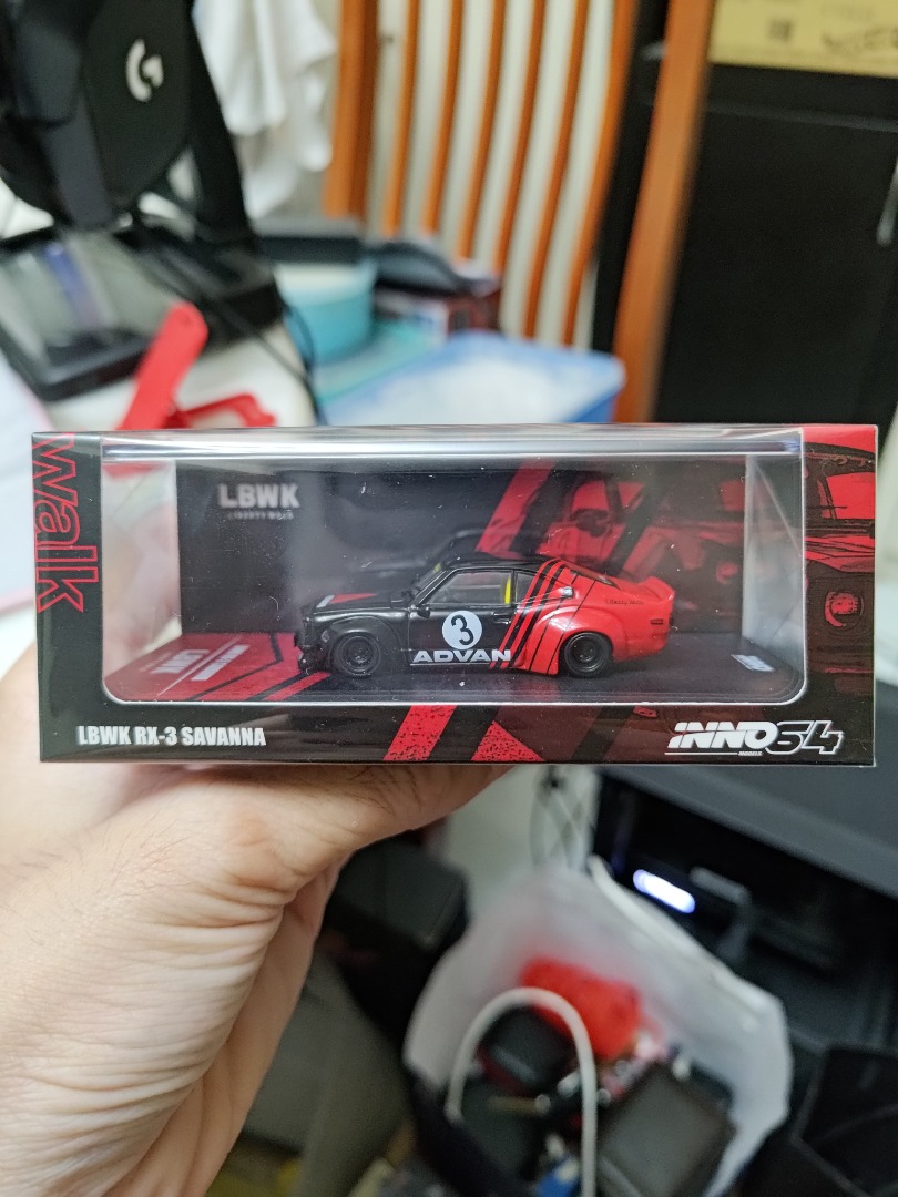 Inno64 LBWK MAZDA RX3 SAVANNA "ADVAN LIVERY", Hobbies & Toys, Toys ...