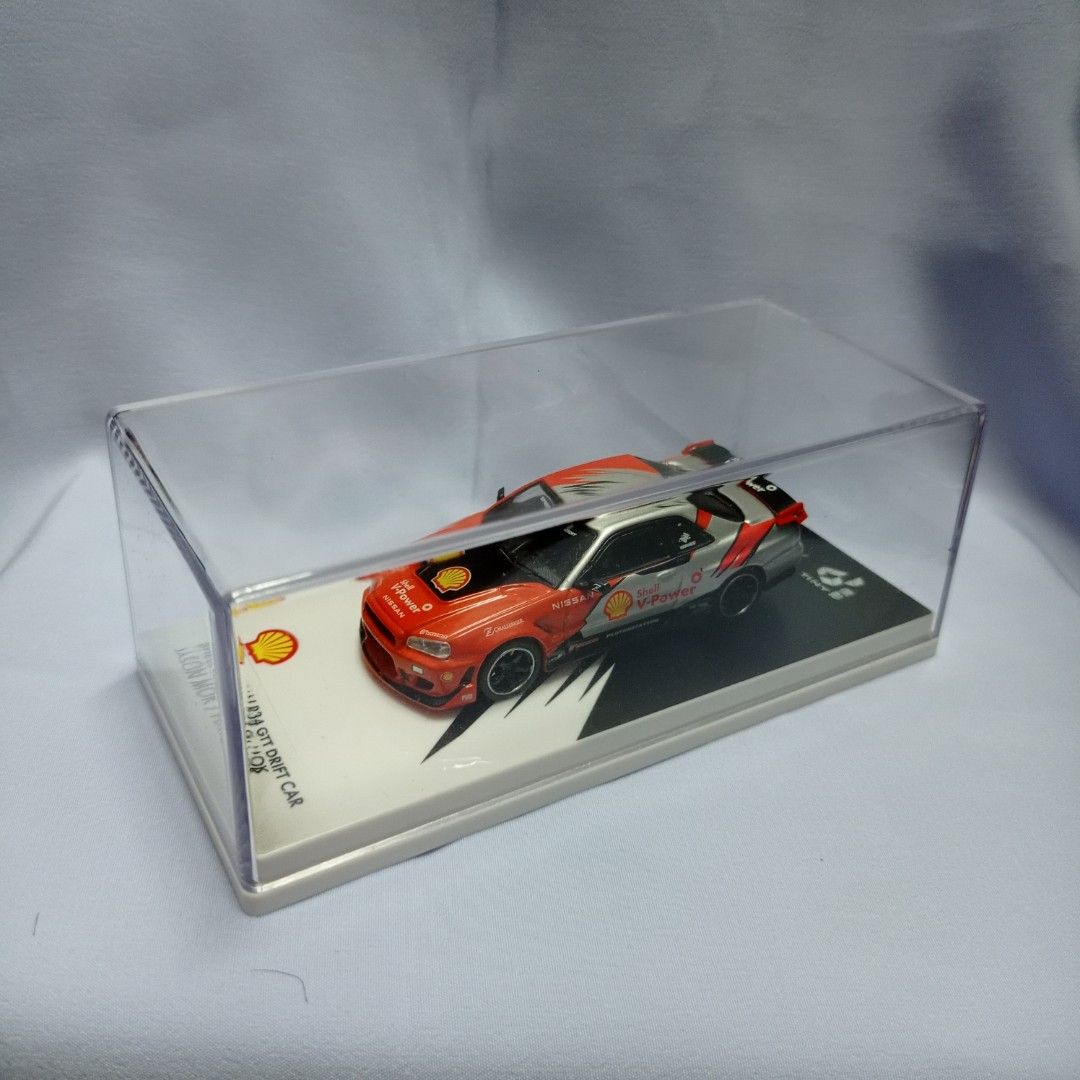 Inno64 1/64 Nissan Skyline GTR R34 Shell Pluto Mok, Hobbies & Toys ...