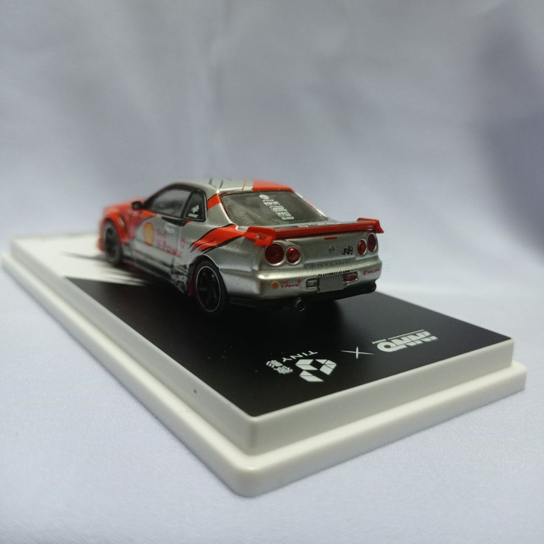 Inno64 1/64 Nissan Skyline GTR R34 Shell Pluto Mok, Hobbies & Toys ...