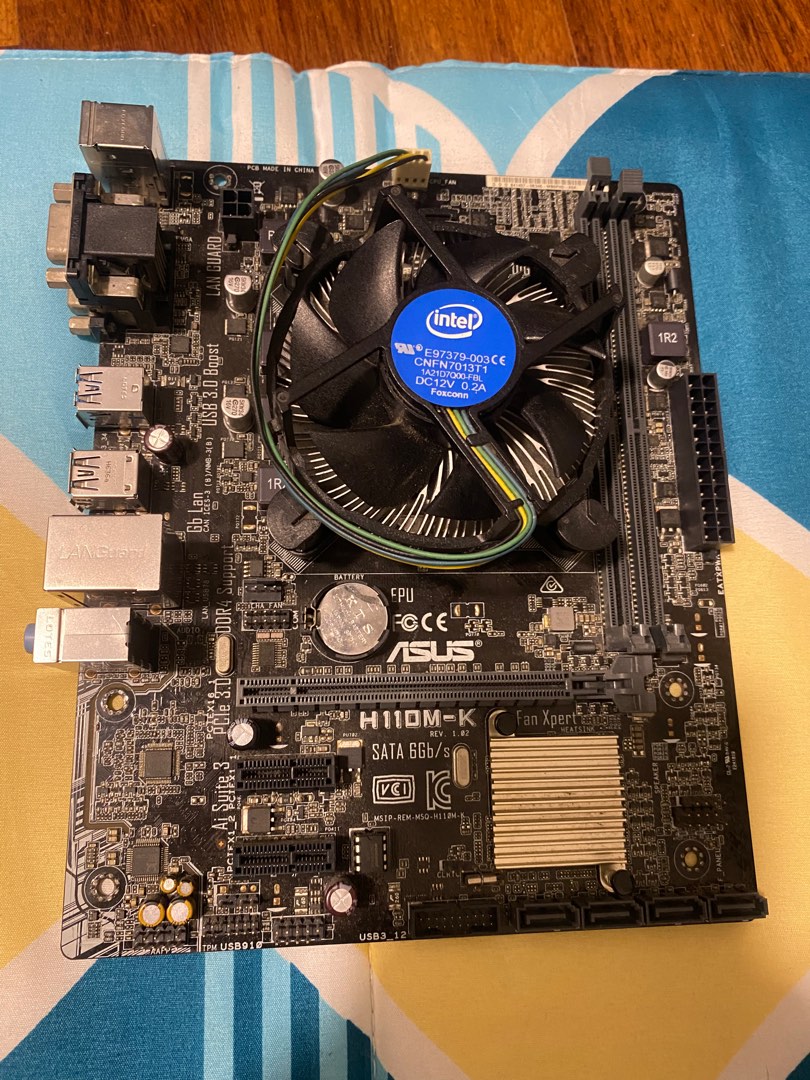 Intel Pentium G4560 + ASUS H110M-K MATX Motherboard, Computers & Tech ...