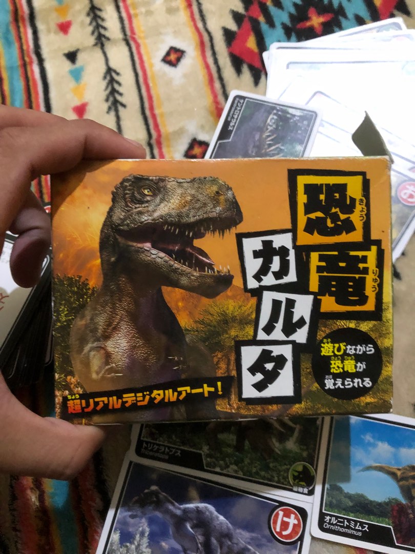 Japan dinosaurs flash cards, Hobbies & Toys, Toys & Games on Carousell