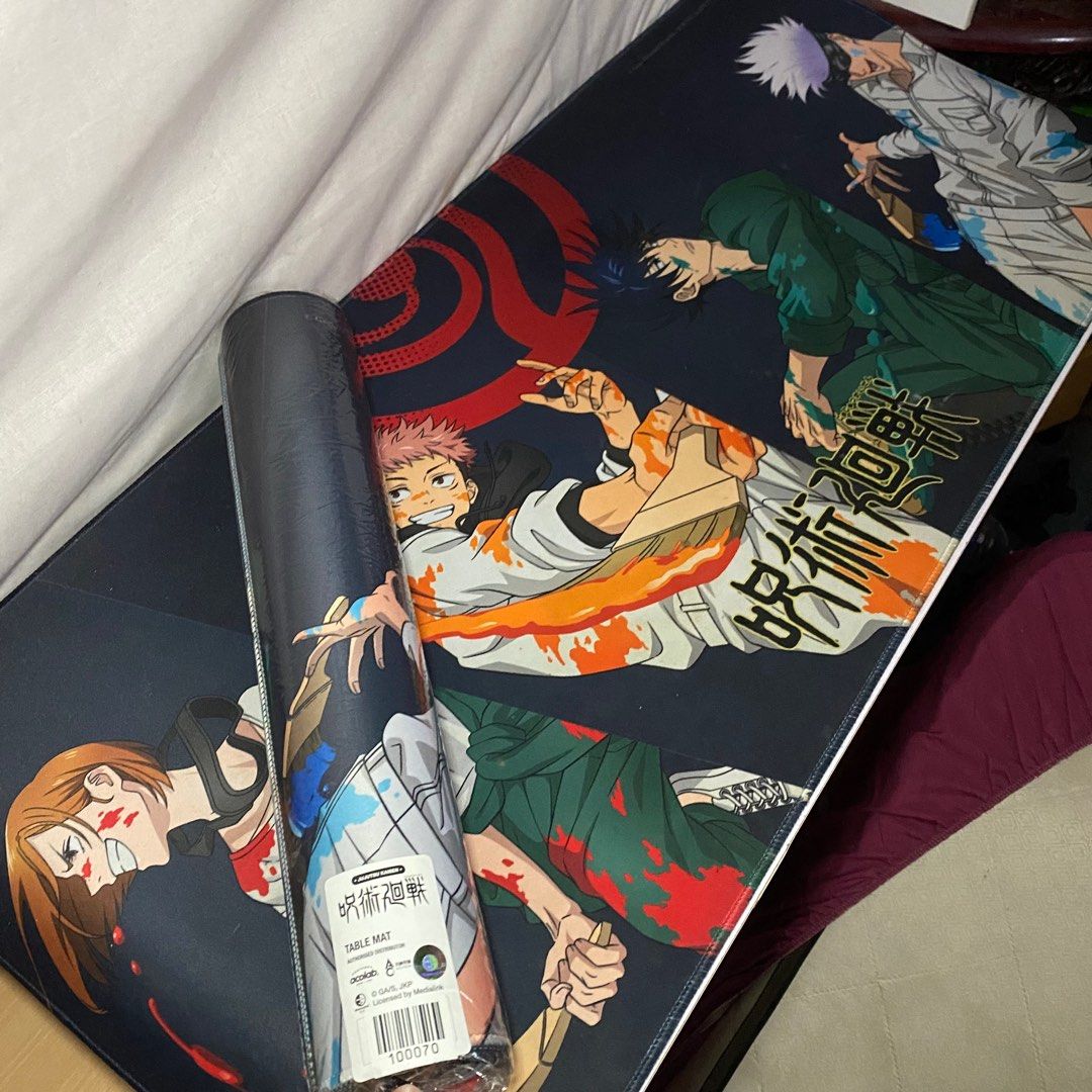Jujutsu Kaisen Table Mat, Hobbies & Toys, Toys & Games on Carousell