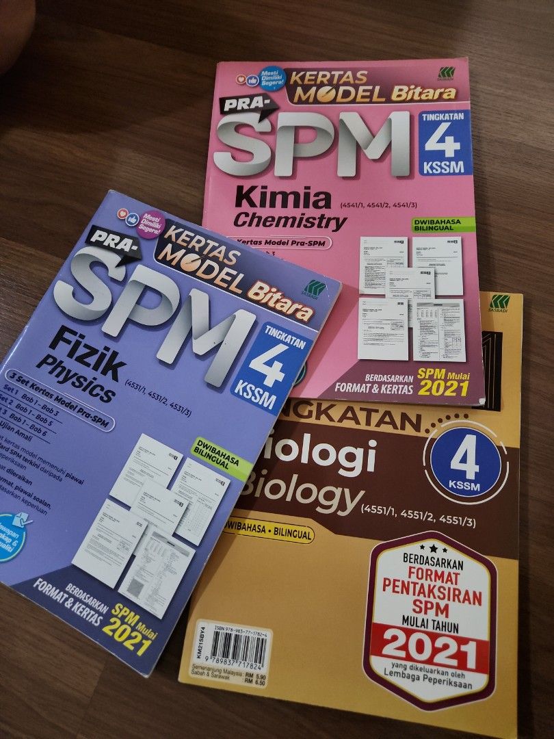Kertas Model Pra-SPM Tingkatan 4 Fizik, Bio & Kimia, Hobbies & Toys ...