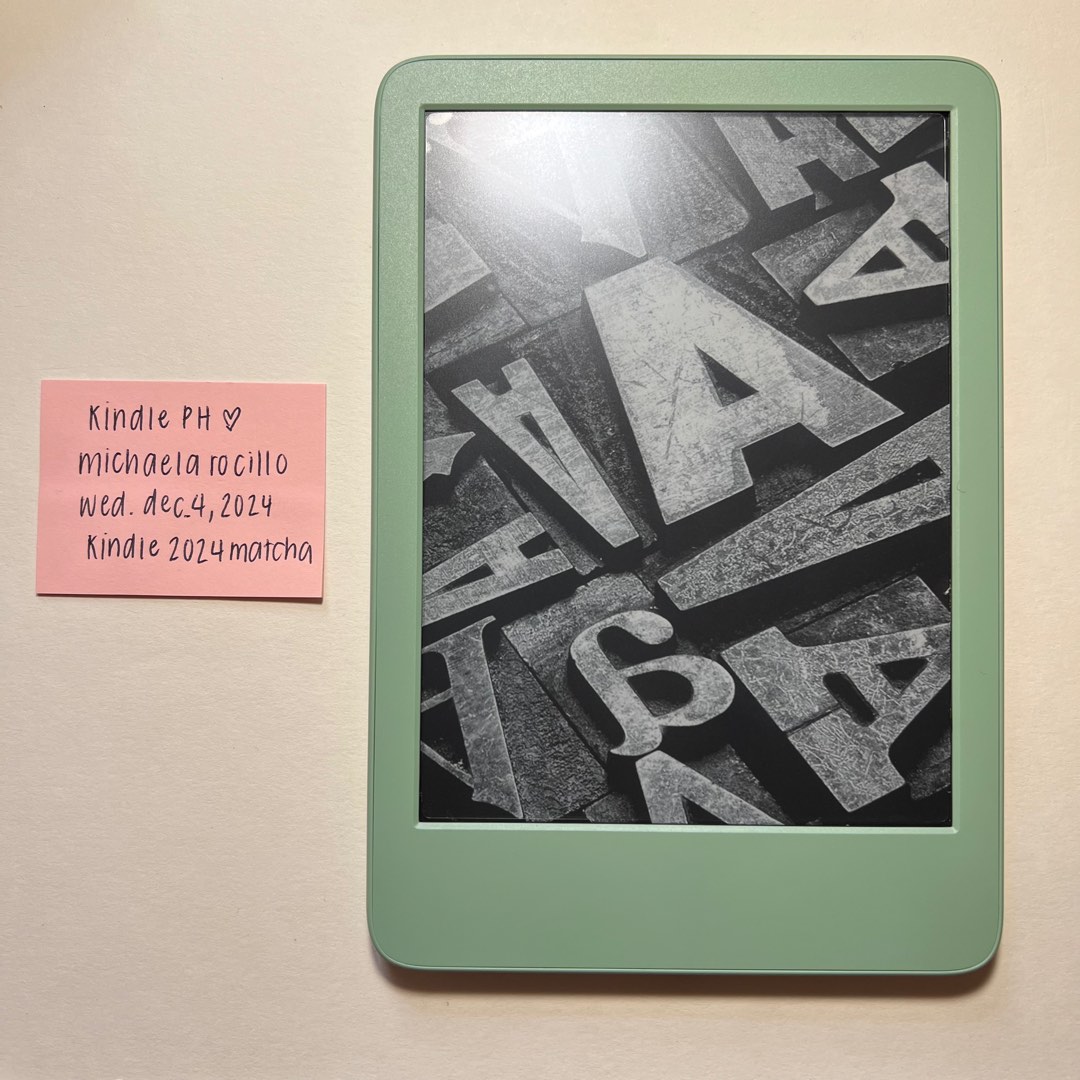 Kindle Basic Matcha 2024 16GB with box and accessories (FIXED/LP - READ ...
