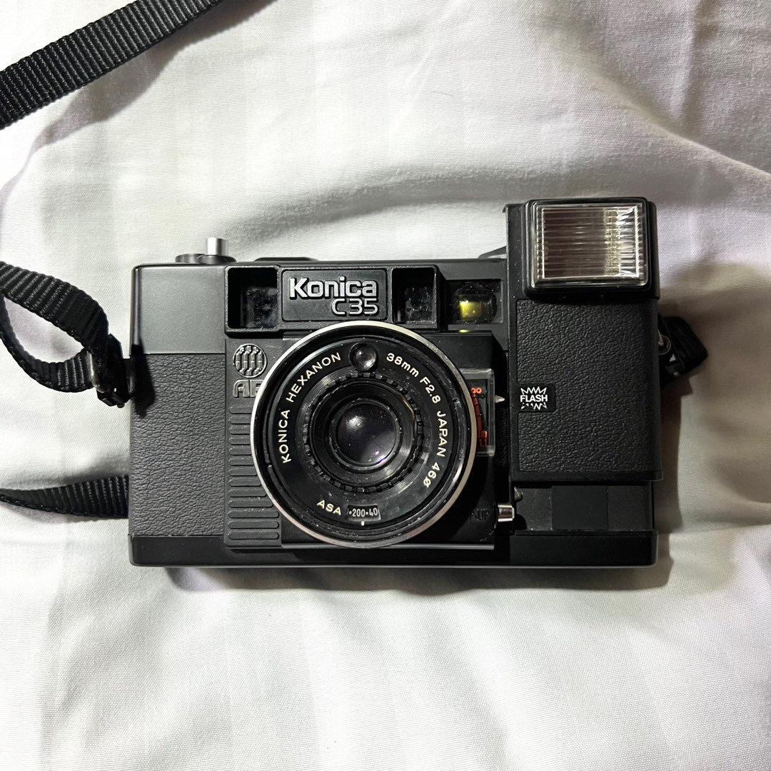 Konica C35 AF Point and Shoot Film Vintage Camera, Photography, Cameras on Carousell