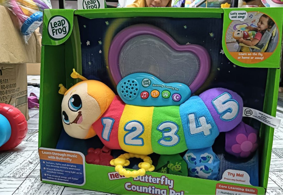 Leapfrog butterfly counting pal, Hobbies & Toys, Toys & Games on Carousell