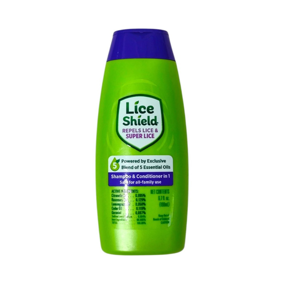 Lice Shield Shampoo & Conditioner in 1 - Repels Lice and Super Lice ...