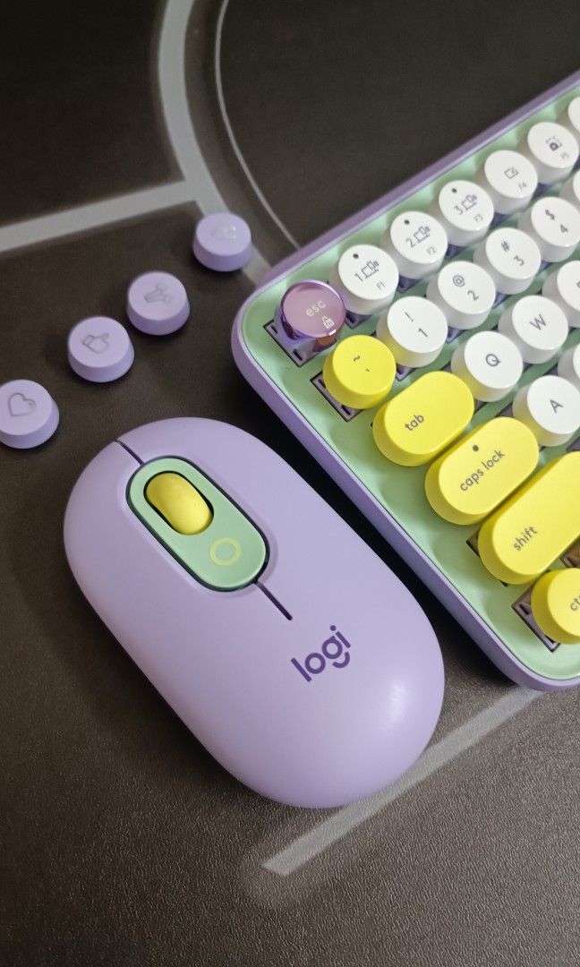 Logitech Pop Key + Pop mouse Combo Day Dream ( Wireless ) with USB ...