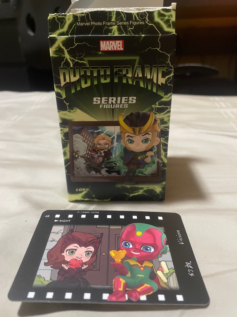 Popmart Marvel Photo Frame Series Figures, Hobbies & Toys, Toys & Games ...