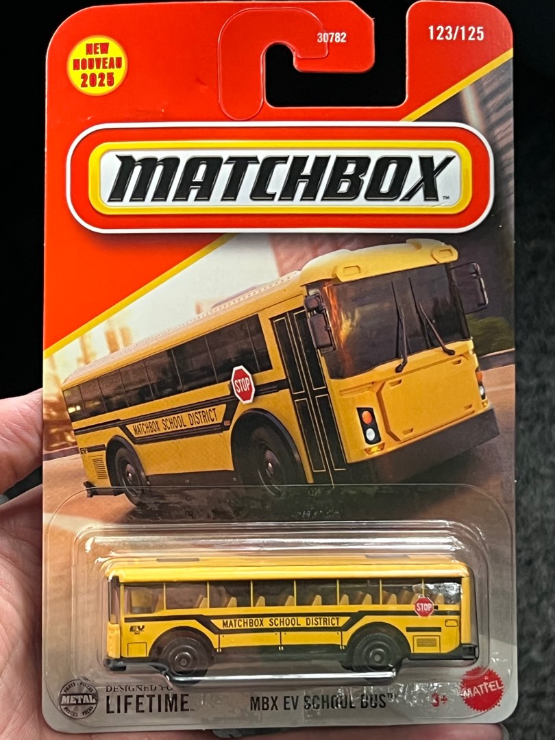 Matchbox MBX EV School Bus, Hobbies & Toys, Toys & Games on Carousell