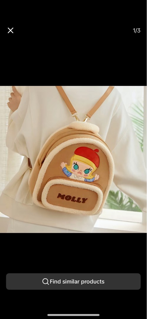 Molly Backpack Onhand, Men's Fashion, Bags, Backpacks on Carousell