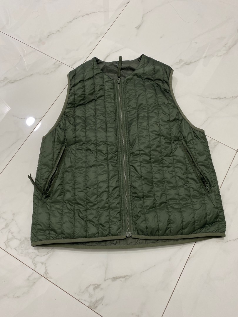 MUJI Puffer Winter Vest Extra Small Green, Men's Fashion, Coats ...