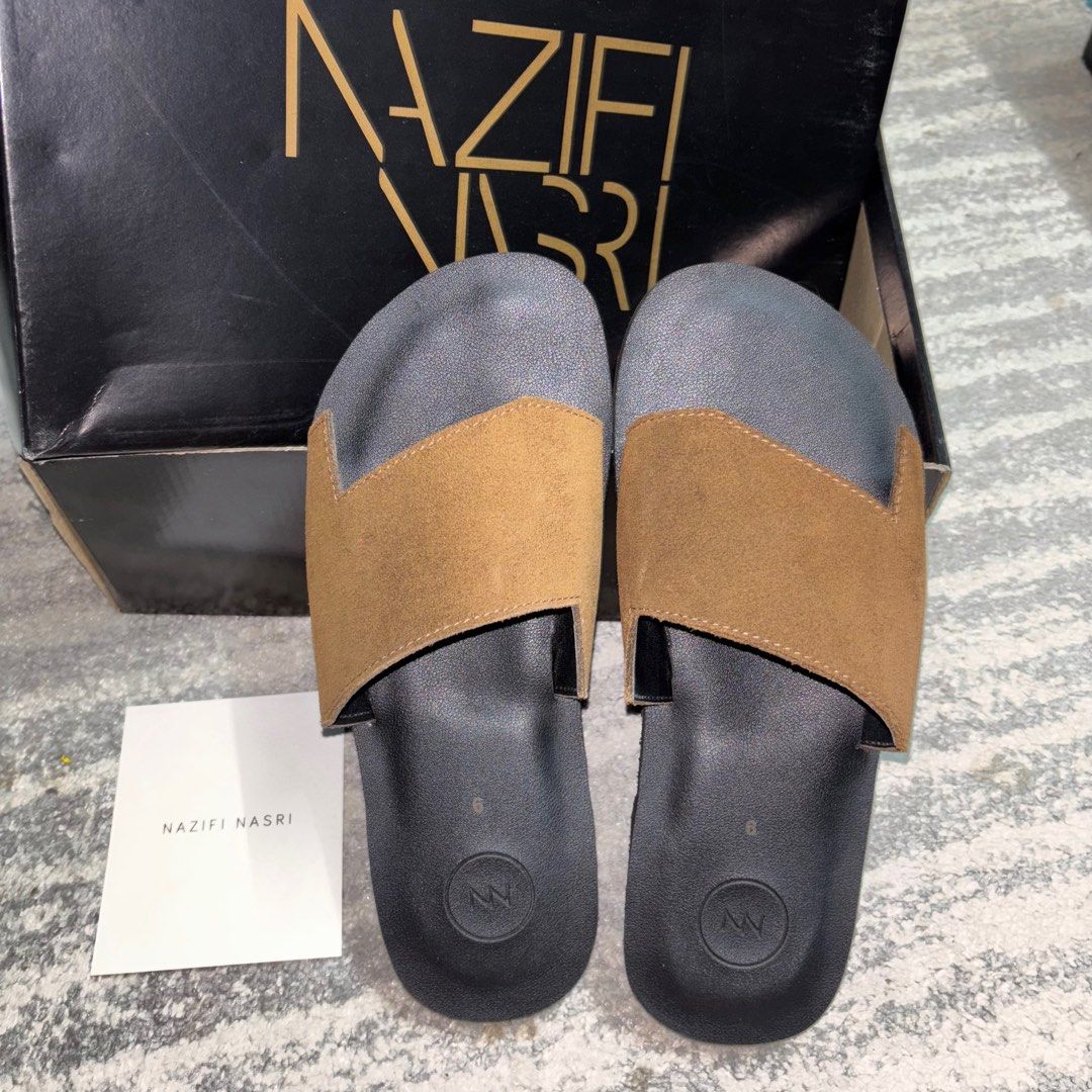Nazifi Nasri Sandal in Brown, Men's Fashion, Footwear, Flipflops and ...